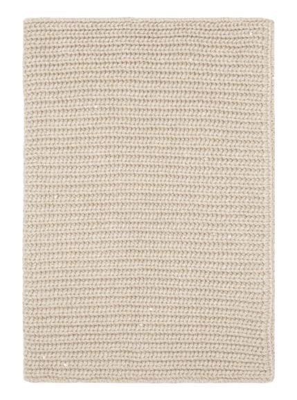 Brunello Cucinelli Cashmere And Silk Dazzling Rib Knit Neck Warmer - Beige