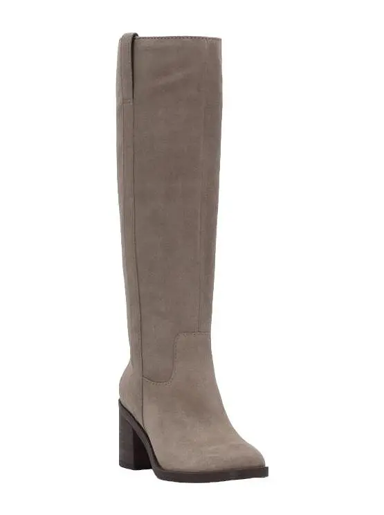 Lucky Brand Adana Knee High Suede Boot - Shark