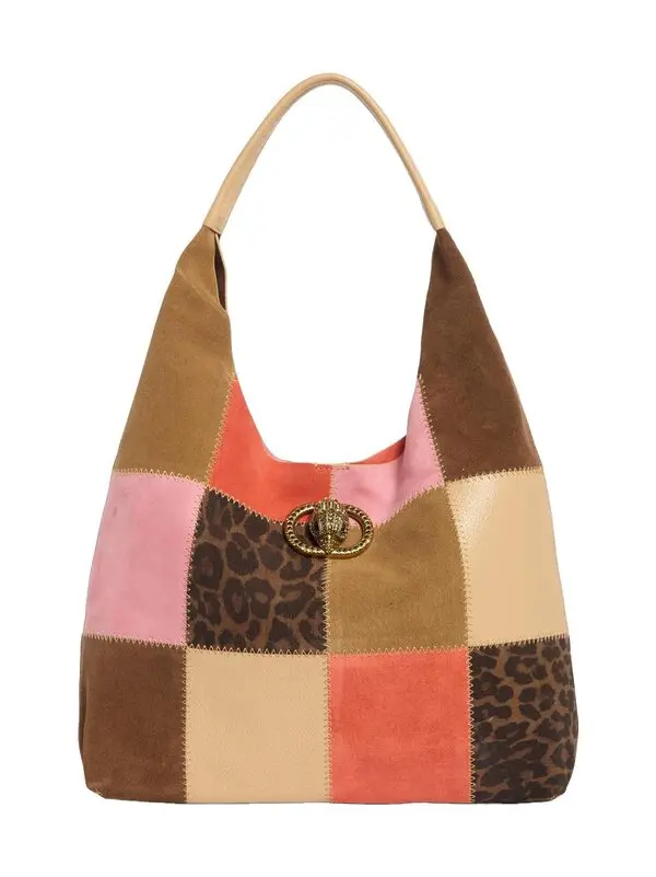 Kurt Geiger Medium Chelsea Slouch Hobo Bag - Beige Multi