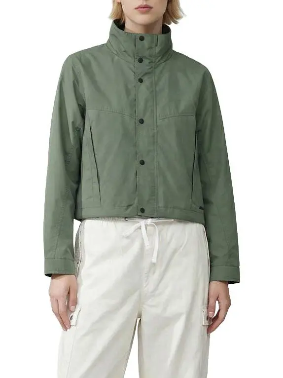 NOIZE Skyler Short Water Repellent Windbreaker - Sage
