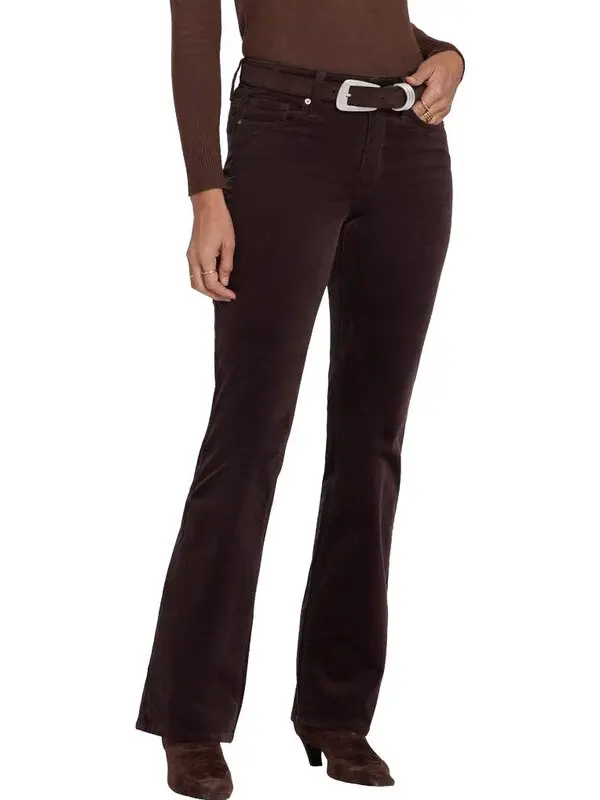 NYDJ Brooklyn Bootcut Corduroy Pants - Bitter Chocolate