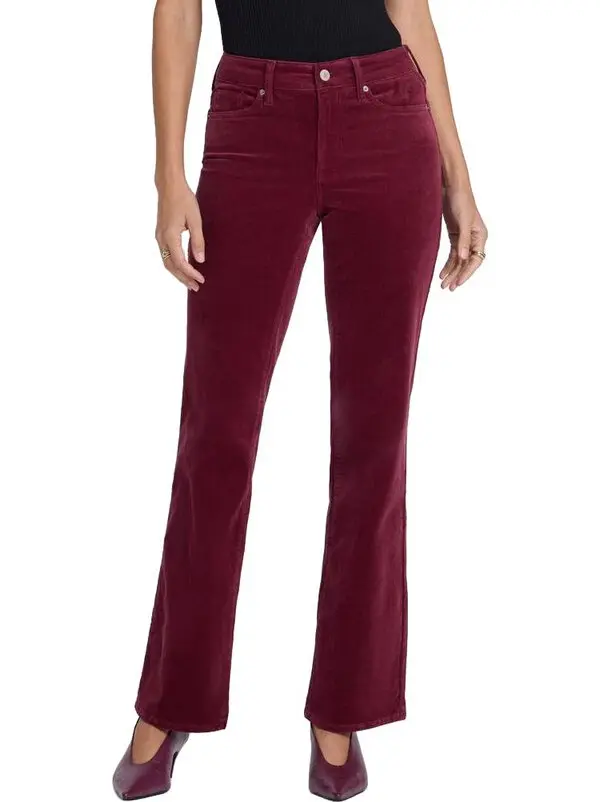 NYDJ Brooklyn Bootcut Corduroy Pants - Sienna Red