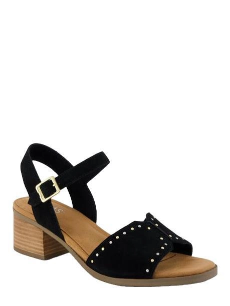 Toms Eloise Block Heel Sandal - Black