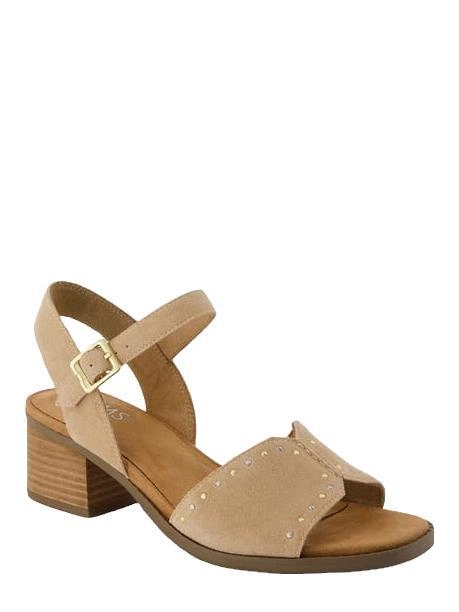 Toms Eloise Block Heel Sandal - Medium Beige