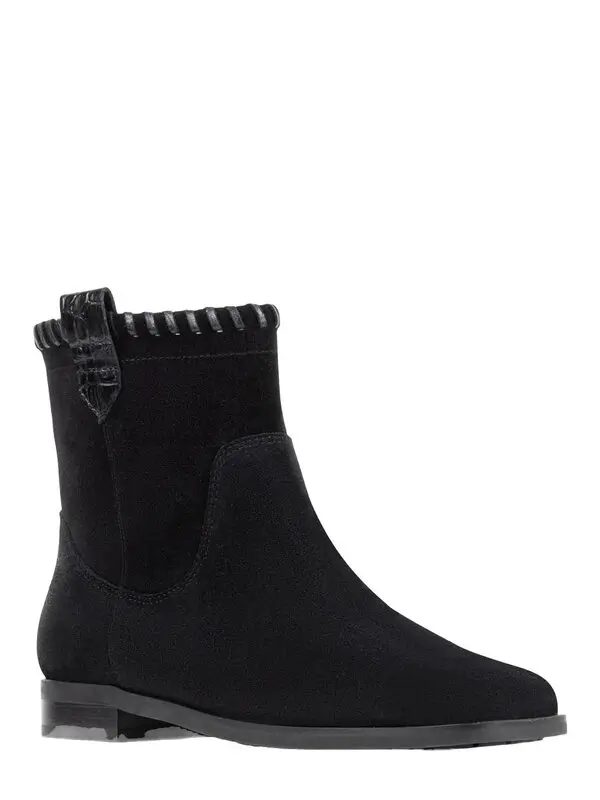DONALD PLINER Karter Whipstitch Western Bootie - Black