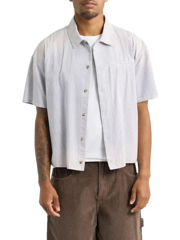 ELWOOD Summer Cotton Button-up Shirt - Gingham