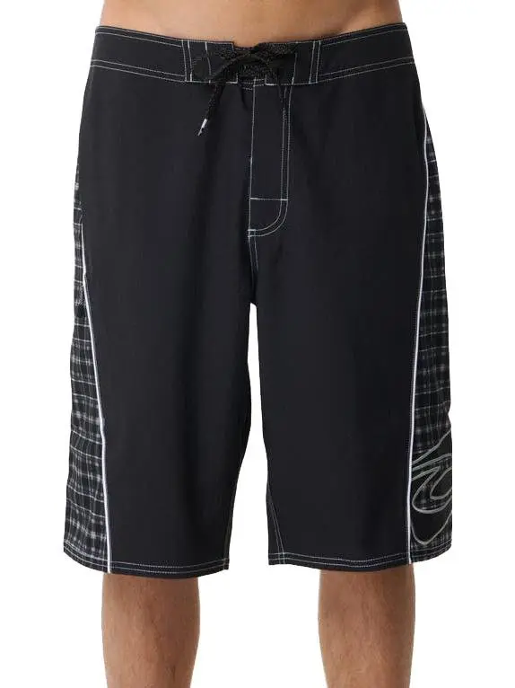 Rip Curl Mirage Archive Goth Board Shorts - Black/red