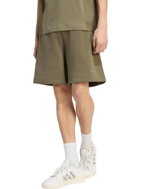 Adidas Z.n.e. Doubleknit Spacer Shorts - Olive Strata