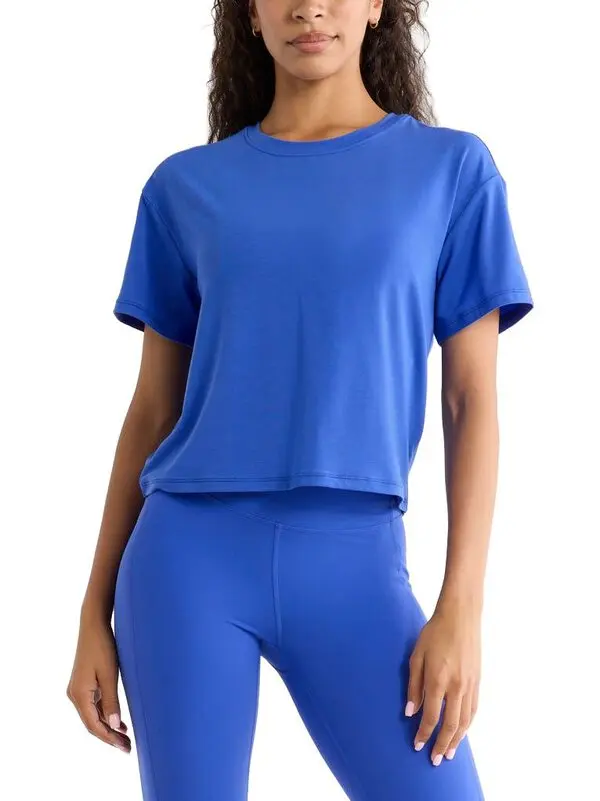 Zella Breathe Performance T-shirt - Blue Dazzle