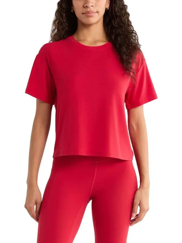 Zella Breathe Performance T-shirt - Red Jester
