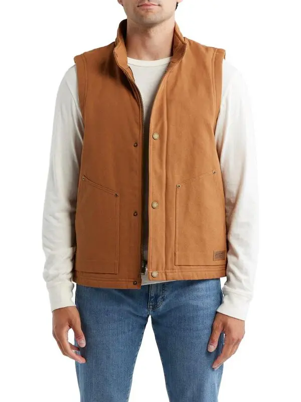 Pendleton Pine Grove Cotton Canvas Vest - Whisky