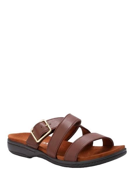 Eastland Sanibel Slide Sandal - Dark Walnu