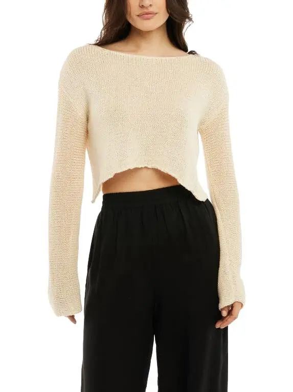 LBLC THE LABEL Sawyer Lightweight Sweater - Ivory