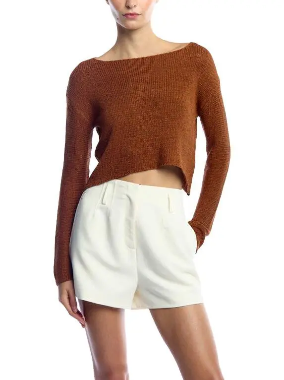 LBLC THE LABEL Sawyer Lightweight Sweater - Terracotta