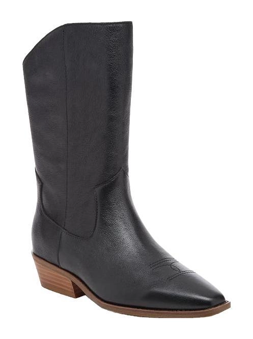 KELSI DAGGER BROOKLYN Piper Leather Boots - Black
