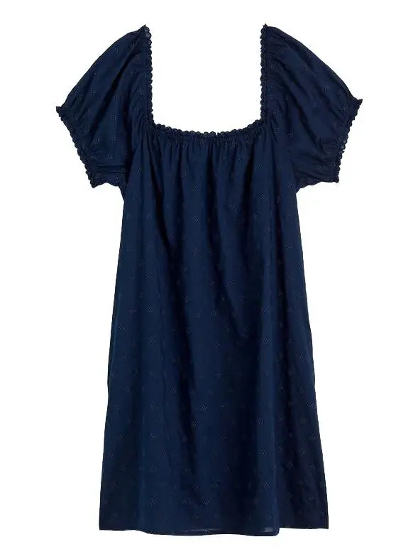 Madewell Chateau Minidress - Deep Indigo