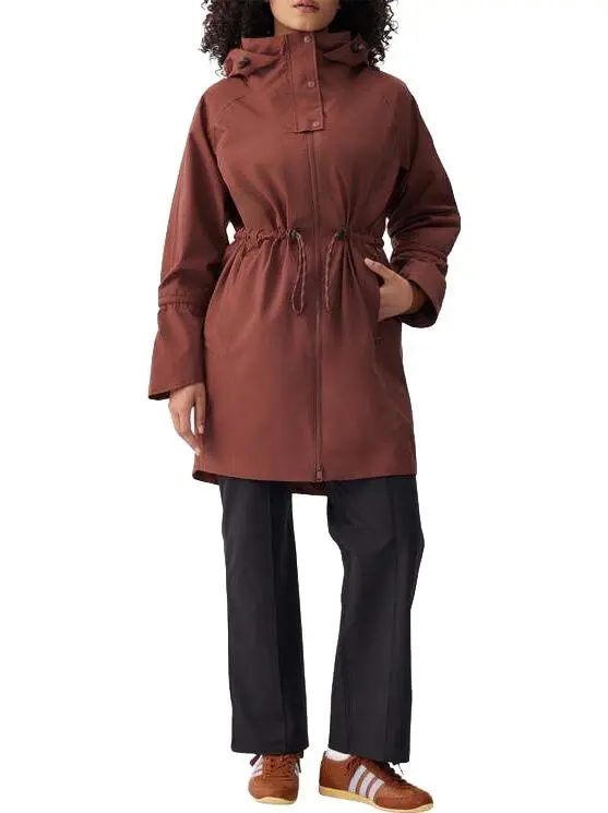LOLE Piper Water-repellent Rain Jacket - Sienna