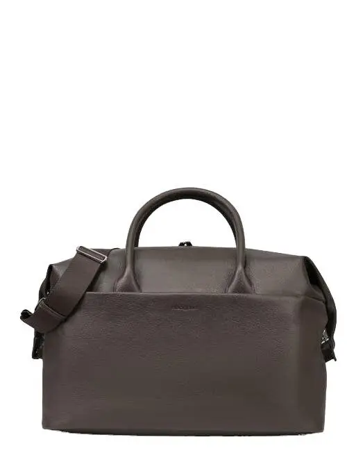 HEDGREN Faux Leather Travel Bag - Espresso