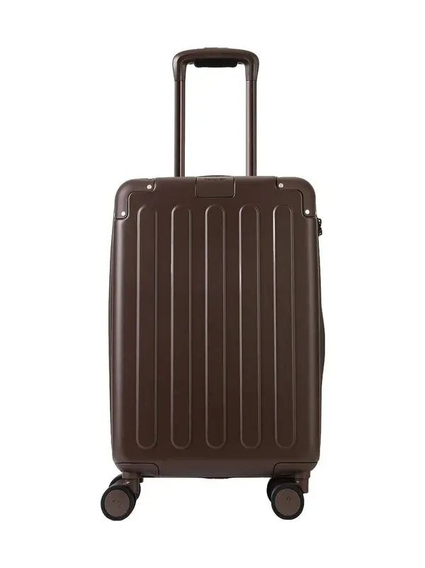 HEDGREN Nostos Matte Spinner Carry-on Luggage - Espresso