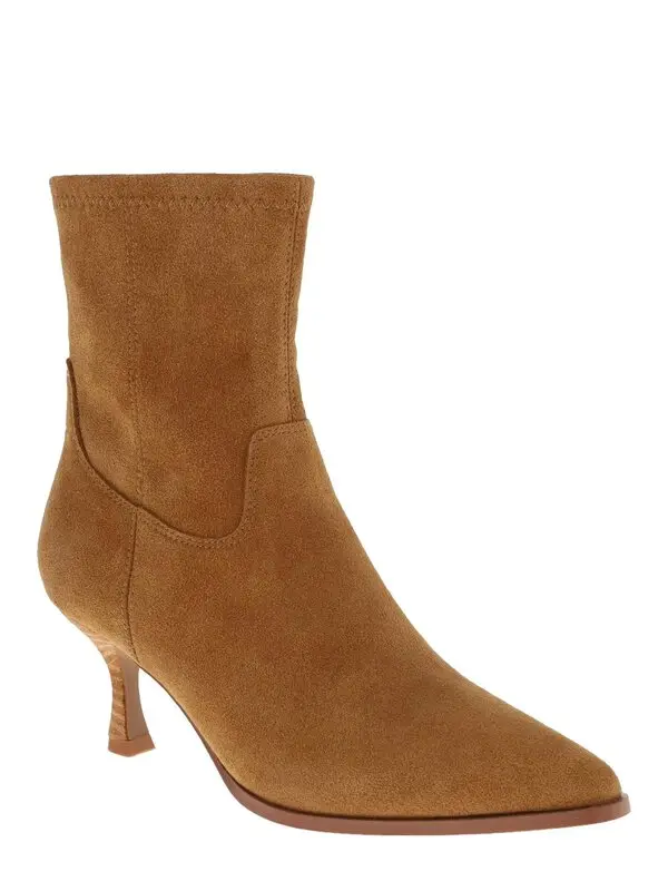 Mia Alletta Pointed Toe Bootie - Tan