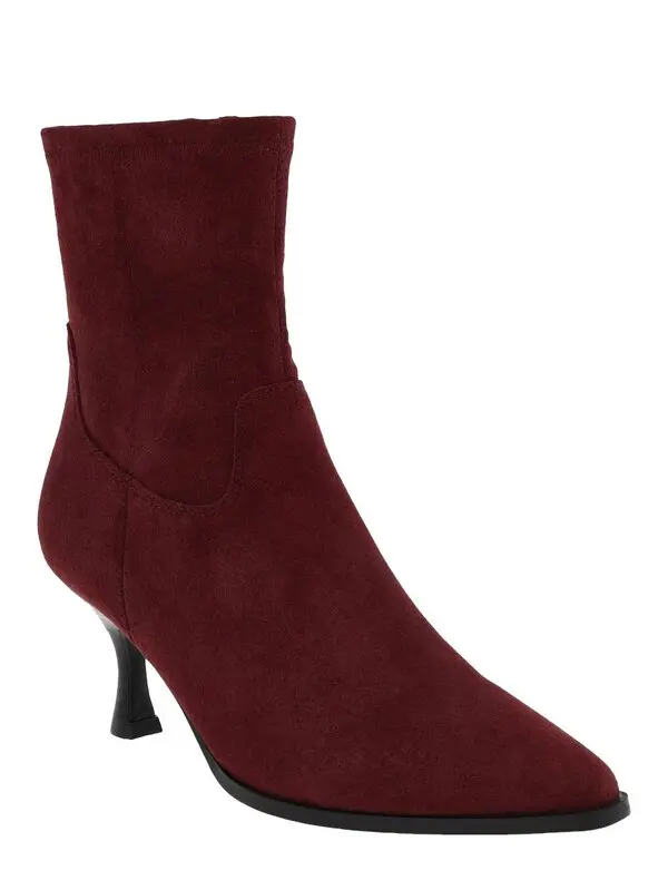 Mia Alletta Pointed Toe Bootie - Wine