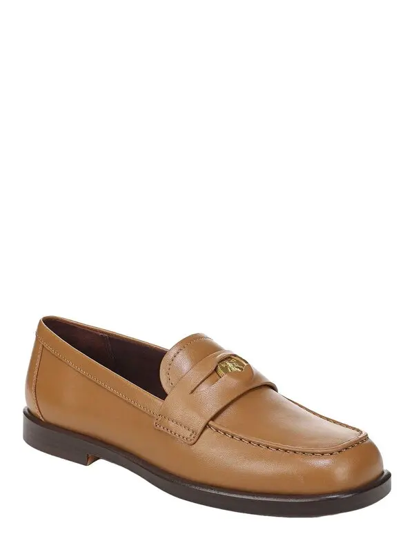 Franco Sarto Bessy Coin Loafer - Brown Leather