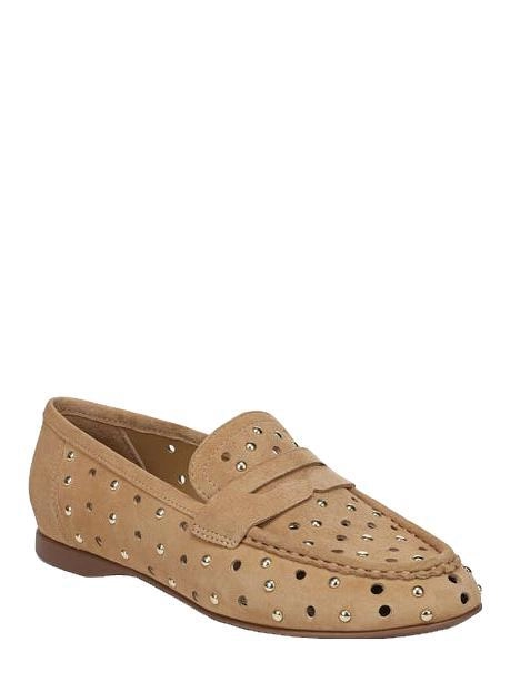 Naturalizer Bloom Stud Penny Loafer - Dune Dust Suede