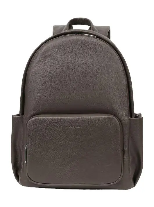 HEDGREN Faux Leather Backpack - Espresso