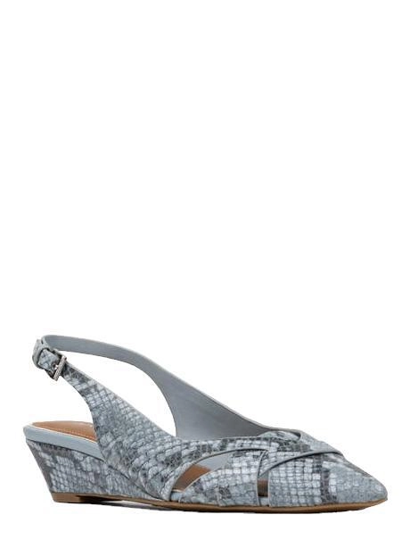 DONALD PLINER Barbee Slingback Wedge Pump - Cloud Gray