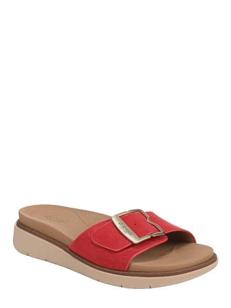 Dr. Scholl'S Paradis Buckle Slide Sandal - Red
