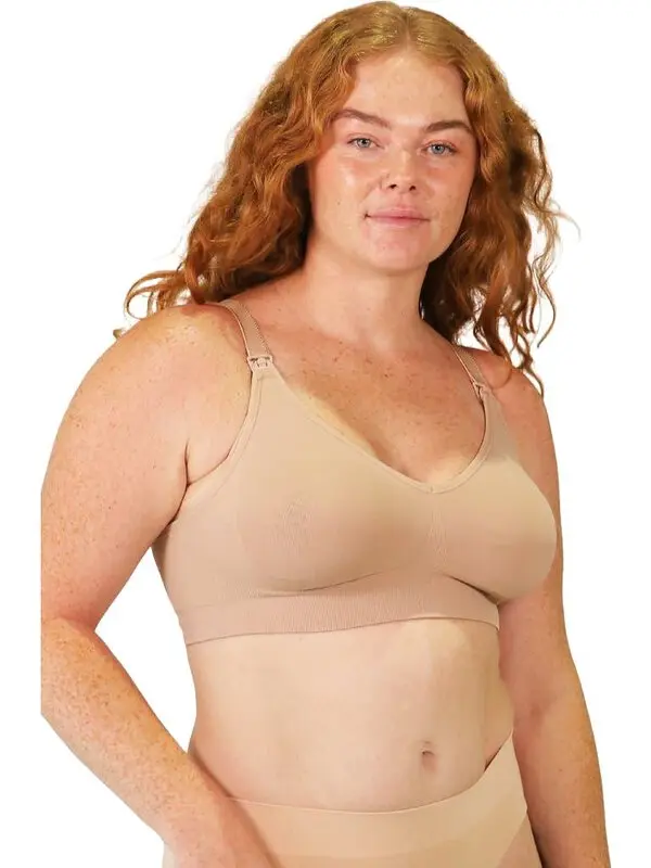 CAKE MATERNITY Tiramisu Ultimate Seamless Maternity & Nursing Bra - Beige