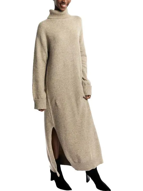 LBLC THE LABEL Bedford Maxi Sweater Dress - Mocha