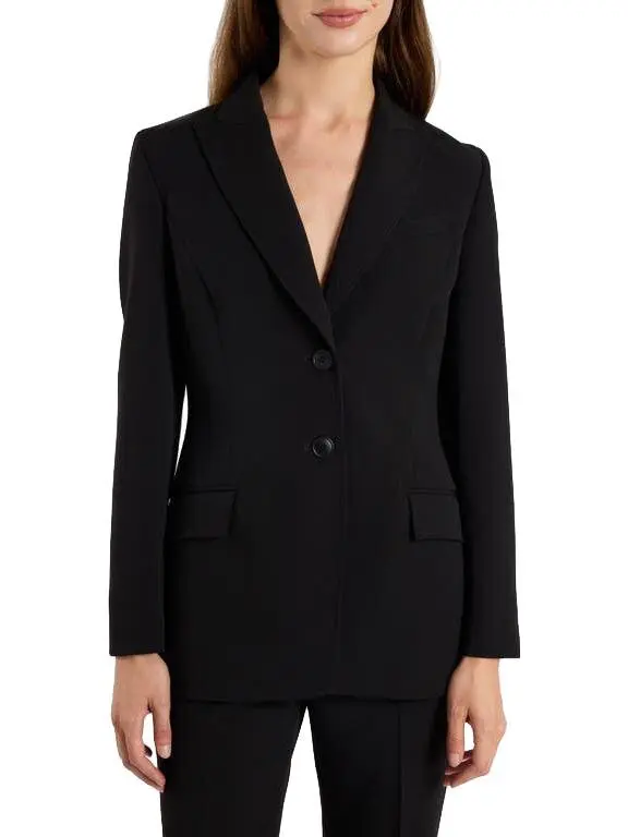 Santorelli Enrica Two-button Tailored Jacket - Onyx