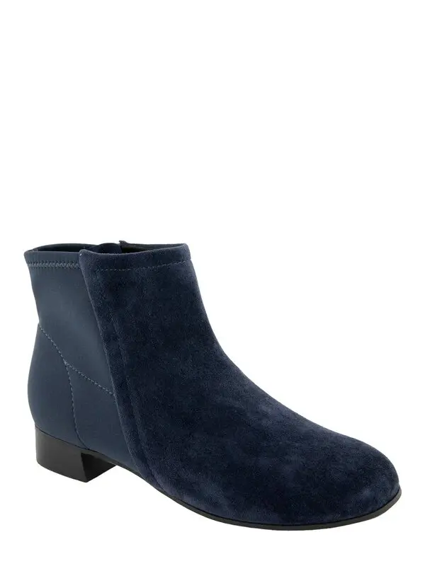 Munro Flora Bootie - Navy Combo