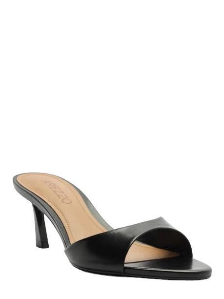 AREZZO Aubrey Mid Stiletto Sandal - Black