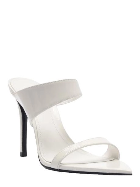 Schutz Jaselle Pointed Toe Stiletto Sandal - White