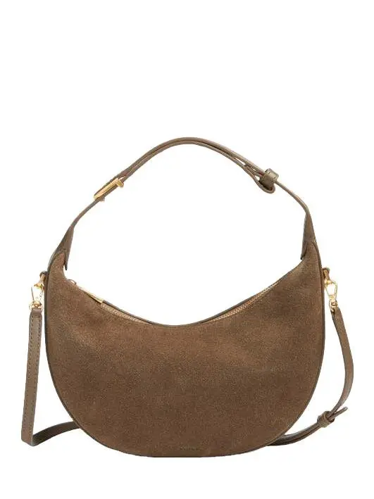 Vince Suede Hobo Bag - Oliva