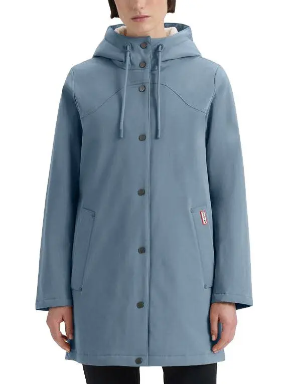Hunter Billie Hooded Raincoat - Winter Sky