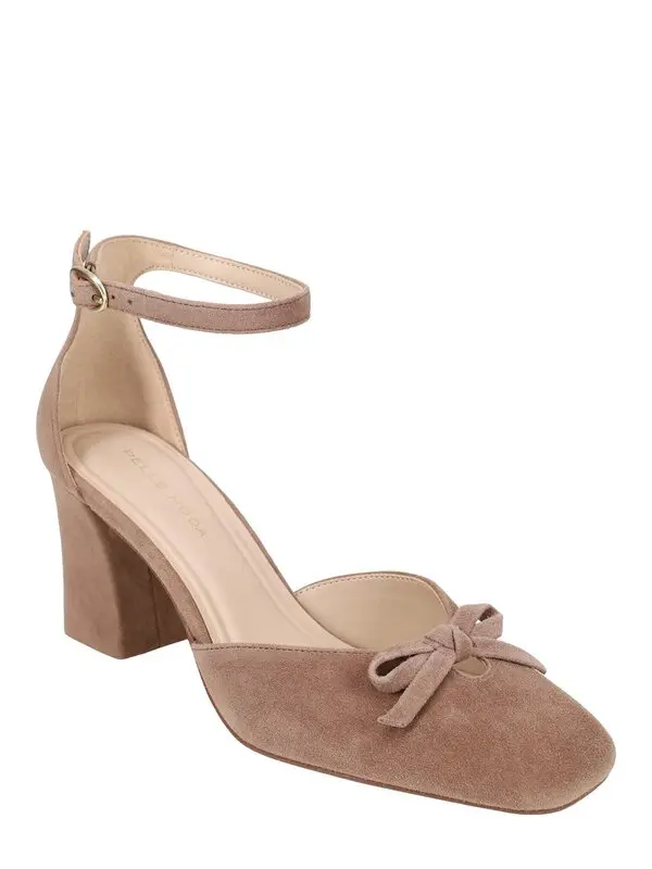 Pelle Moda Heleen Ankle Strap Pump - Taupe