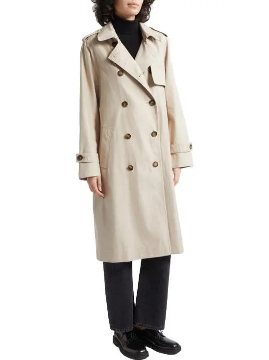 REISS Azura Trench Coat - Neutral