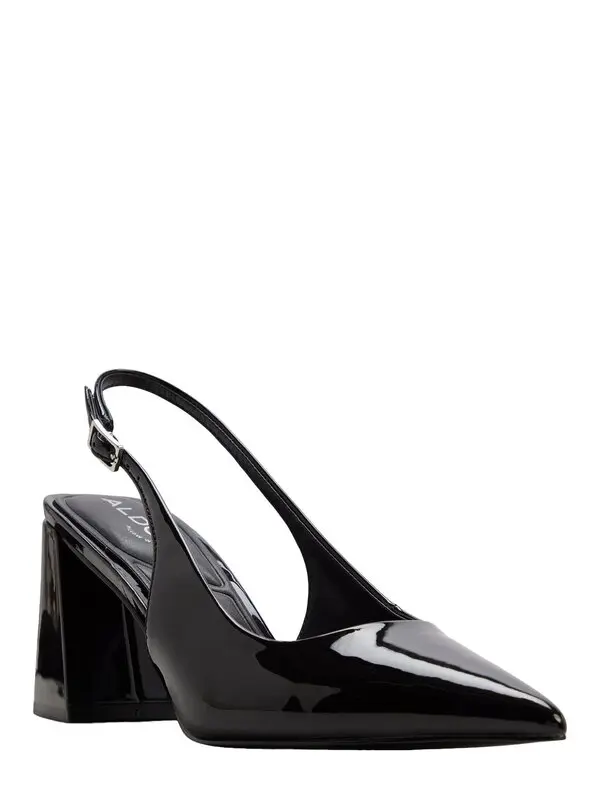 Aldo Jannette Slingback Pointed Toe Pumps - Black