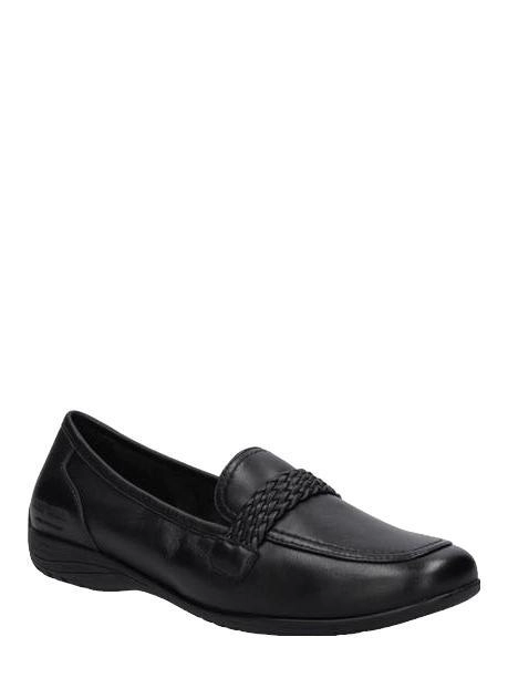 Josef Seibel Fenja Woven Loafer - Black