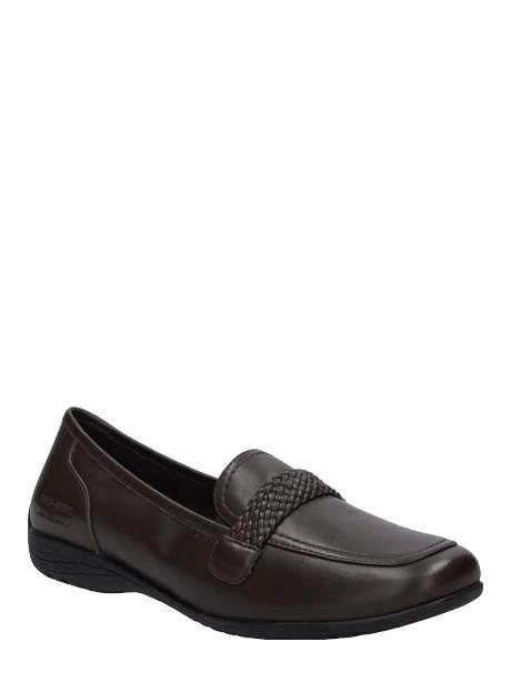 Josef Seibel Fenja Woven Loafer - Chocolate