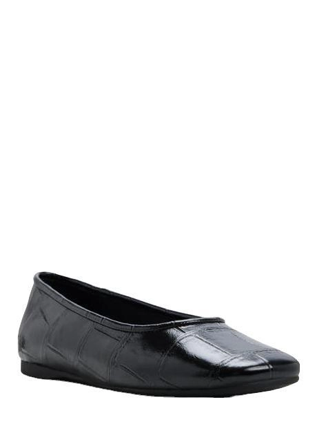 Aldo Darcyy Flat Square Toe Ballet Flats - Black