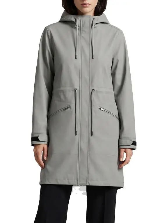 NOIZE Hooded Water Repellent Jacket - Silver