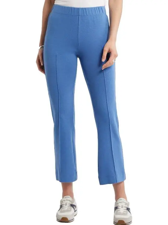 Caslon Stretch Cotton Kick Flare Pants - Blue Glory