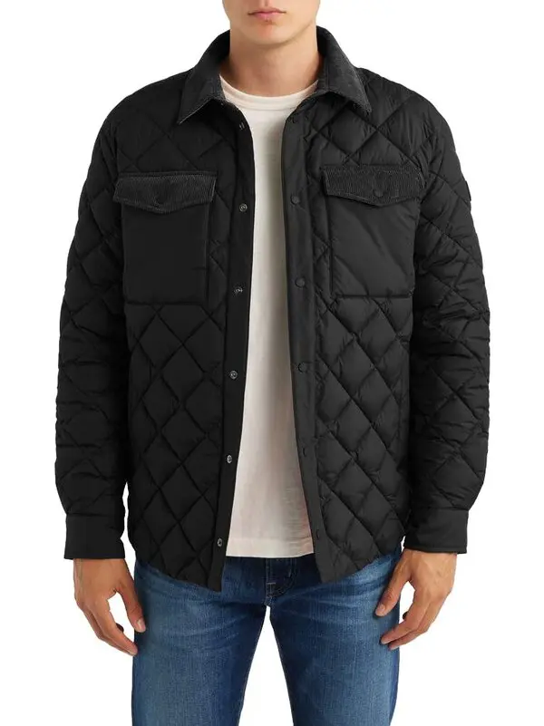 SAVE THE DUCK Firmin Quilted Water-resistant Jacket - Black
