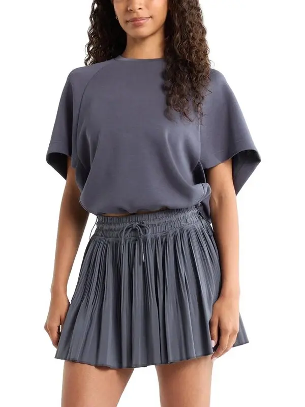 Zella Soft Luxe Raglan Sleeve T-shirt - Navy Armada