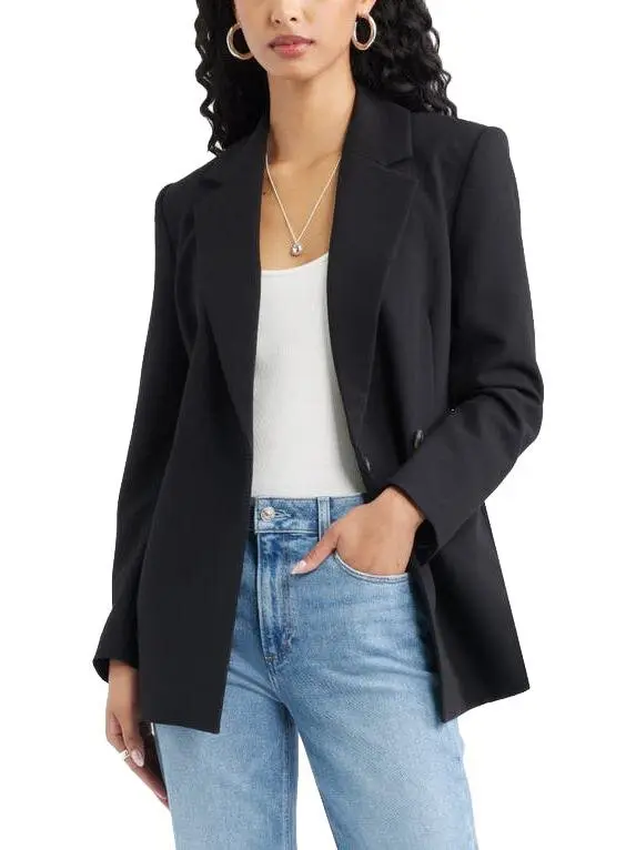 OPEN EDIT The Icon Double Breasted Blazer - Black