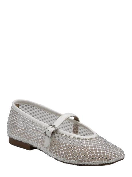 CHARLES DAVID Westa Mary Jane Flat - Ivory